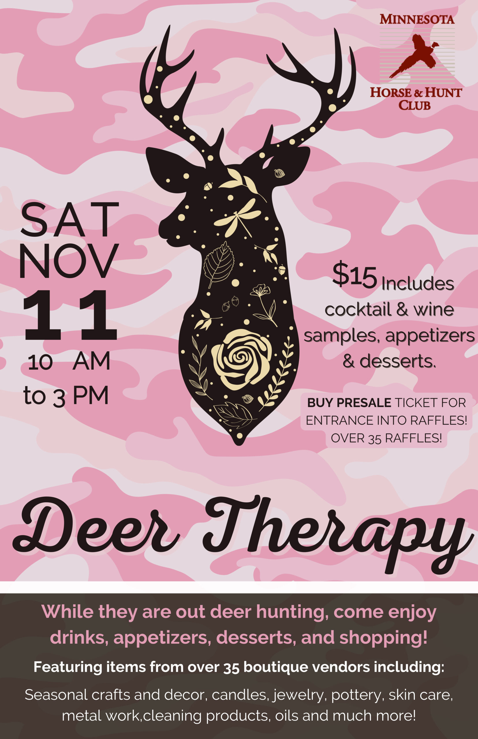 Deer Therapy Event - Minnesota Horse & Hunt Club